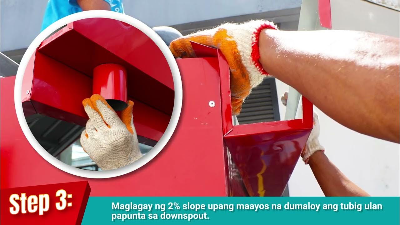 Tamang Pag Install ng Box Gutter - YouTube