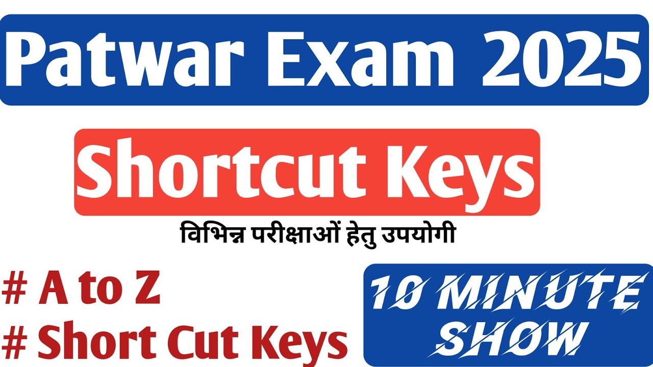 Computer Shortcut Keys / important shortcut keys / computer science ...