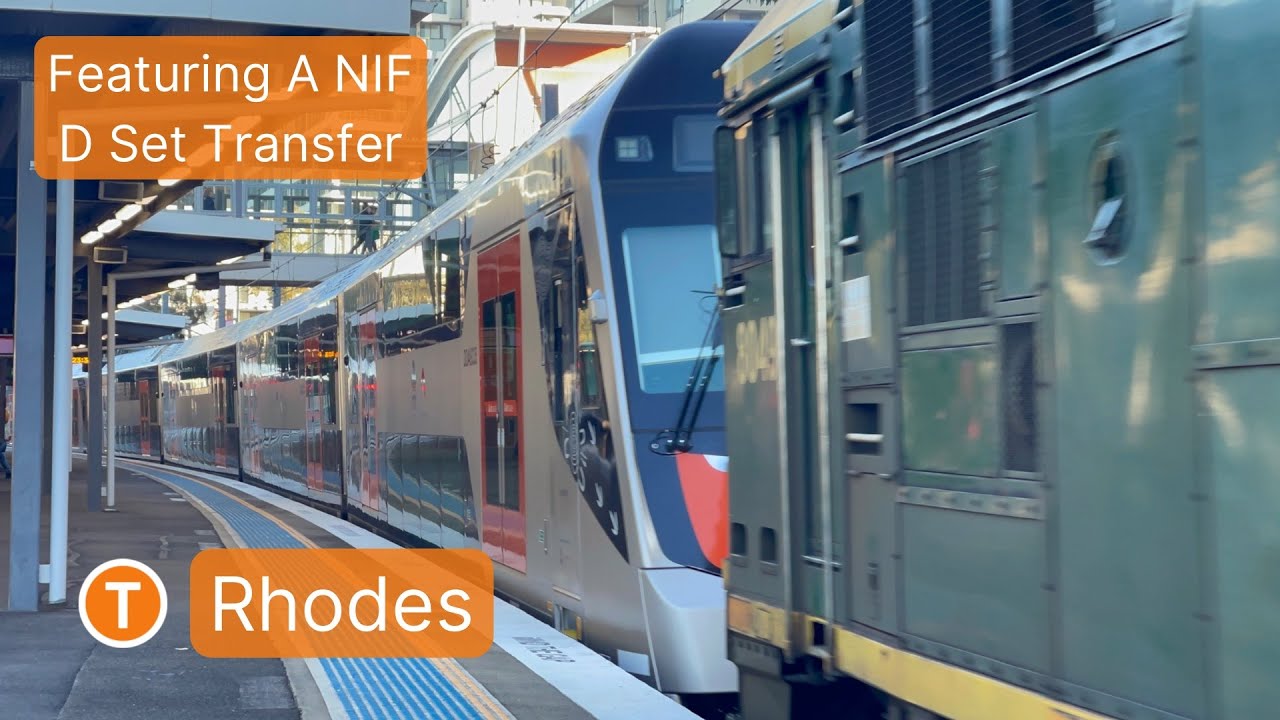 Sydney Transport Vlog 391: Rhodes Weekend Trains - Featuring A NIF D ...