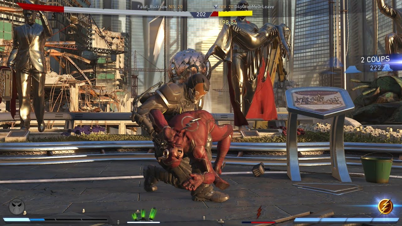 Injustice 2 : Bane VS Flash ! Male Fighting / Wrestling - YouTube