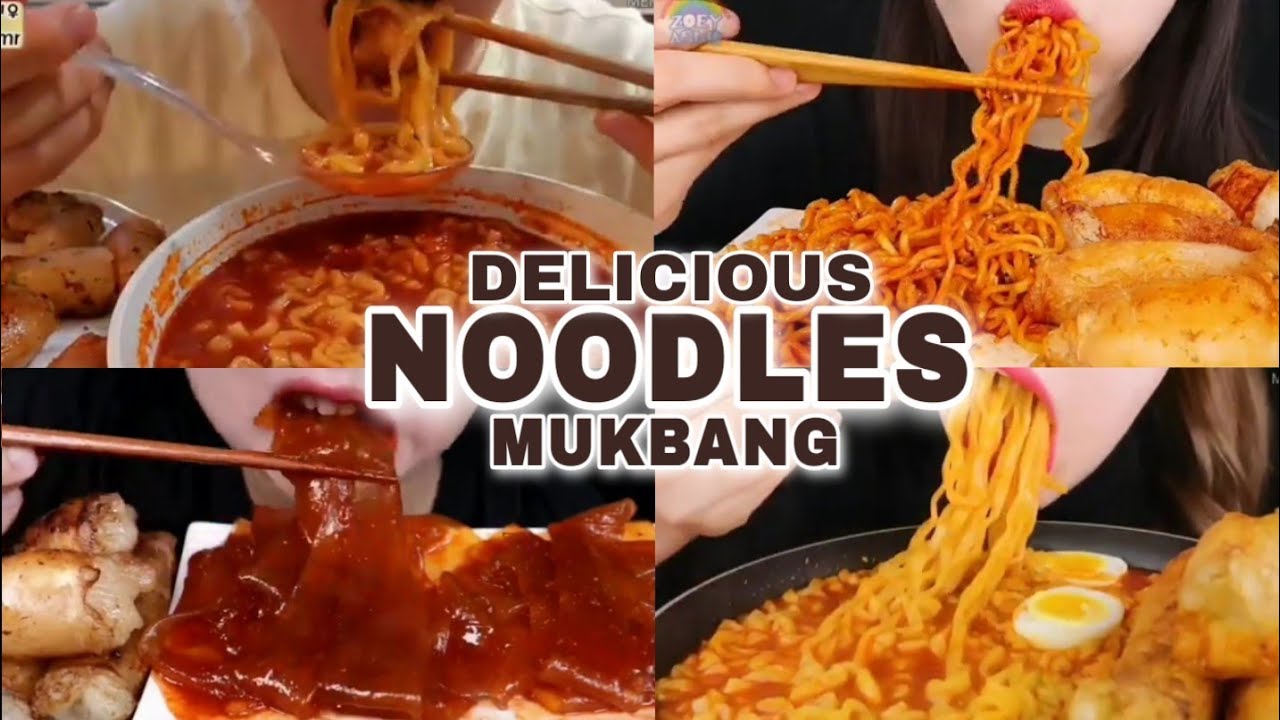 Asmr Delicious Noodles Eating Mukbang Compilation 😋🤤 - YouTube