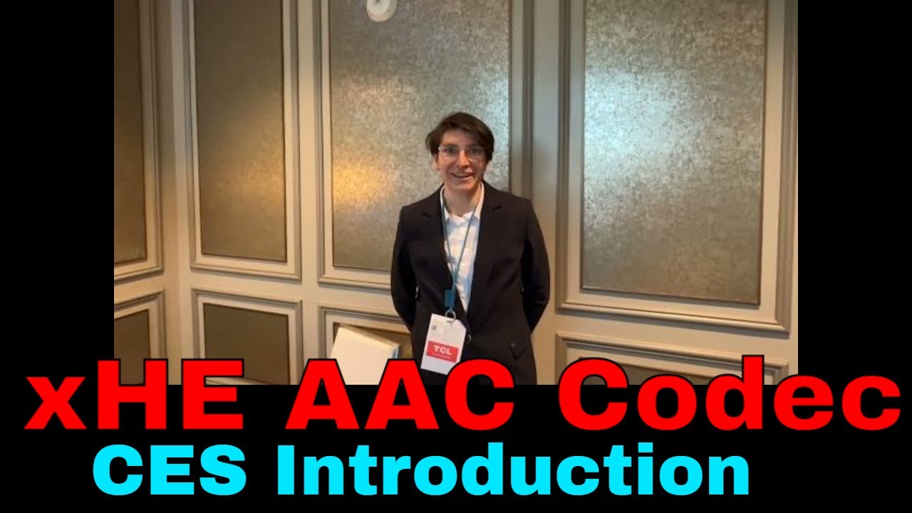 Introducing xHE-AAC Codec for ultimate audio - YouTube