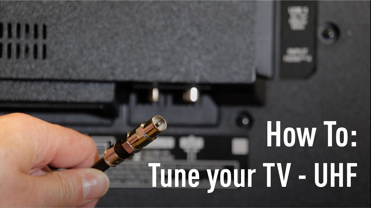 How To | Tune Your Panasonic TV - UHF - YouTube
