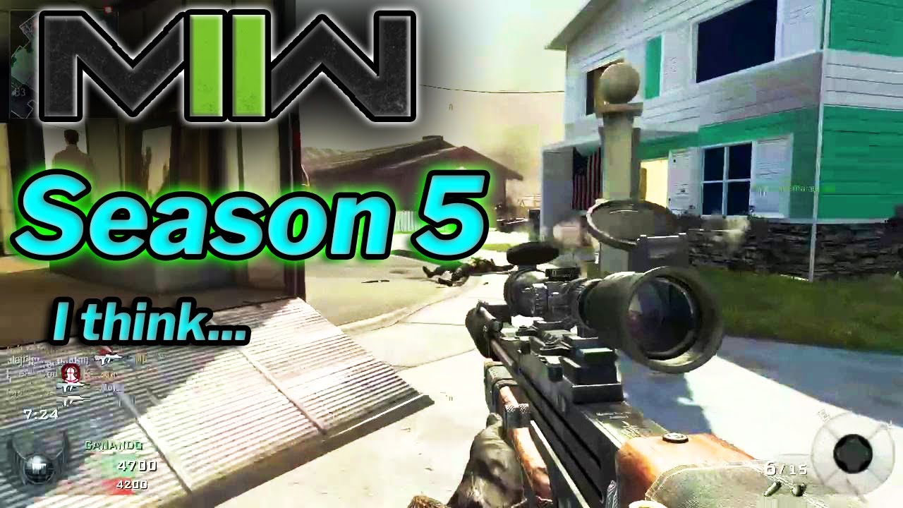 Grinding Season 5's Battle Pass for the WA2000 (MW2) - YouTube