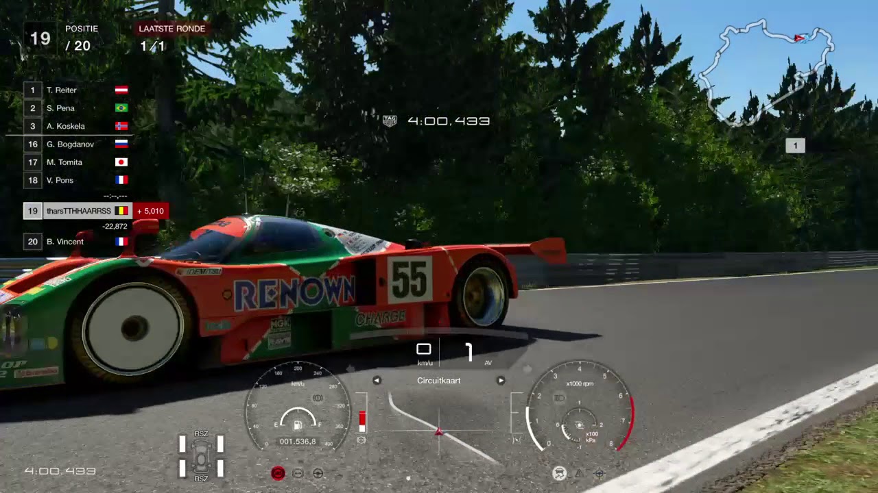 Gran Turismo SPORT : Fastest gr 1 car with A.I. - YouTube
