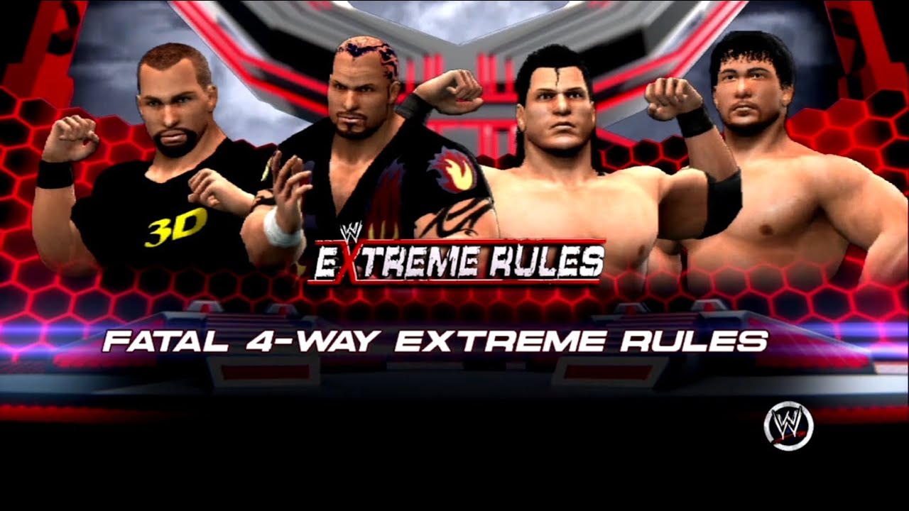 WWE 13 ECW TV Title: Extreme Rules Fatal Four Way - Hardcore Justice ...