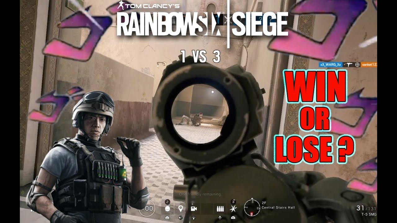 1 VS 3 ! WIN OR LOSE...? | RAINBOW SIX SIEGE INDONESIA WALKTHROUGH ...