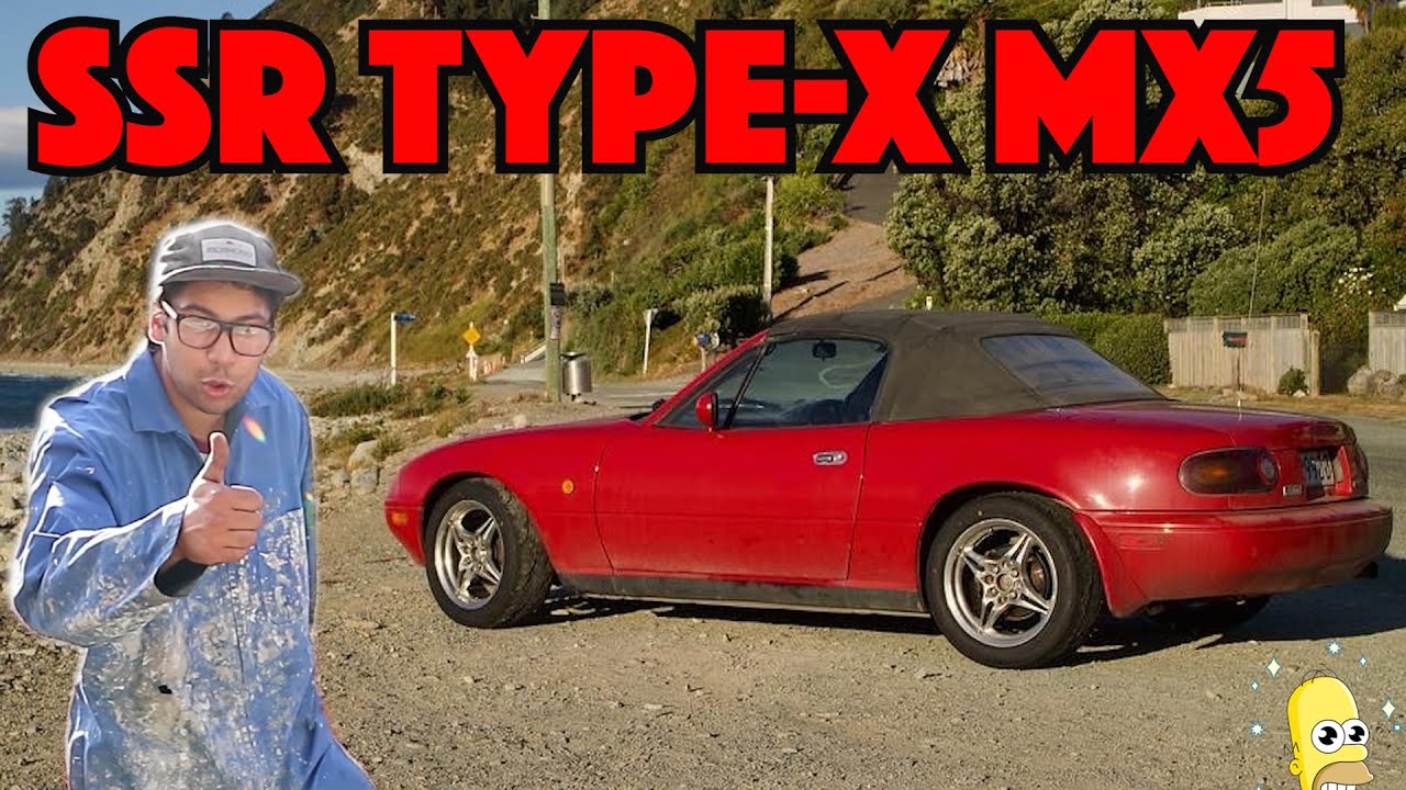 SSR Type X Wheels on MX5 - YouTube