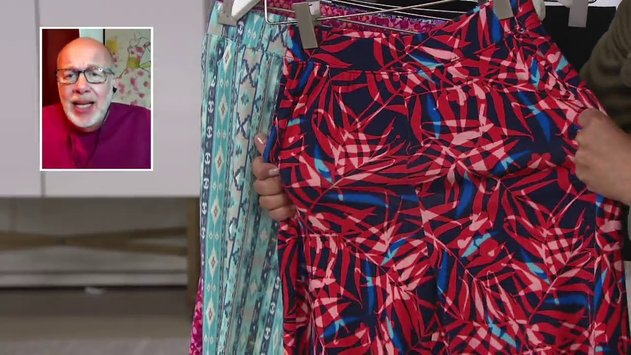 Denim & Co. Beach Pull-On Wide-Leg Pants on QVC - YouTube