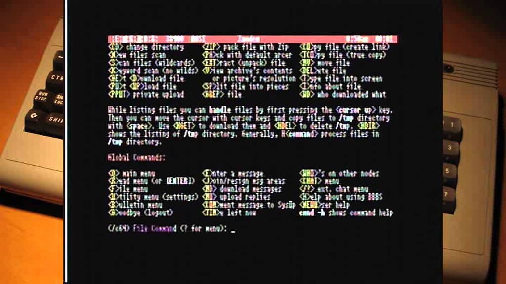 Zmodem High Speed Upload and Download - C64 - YouTube