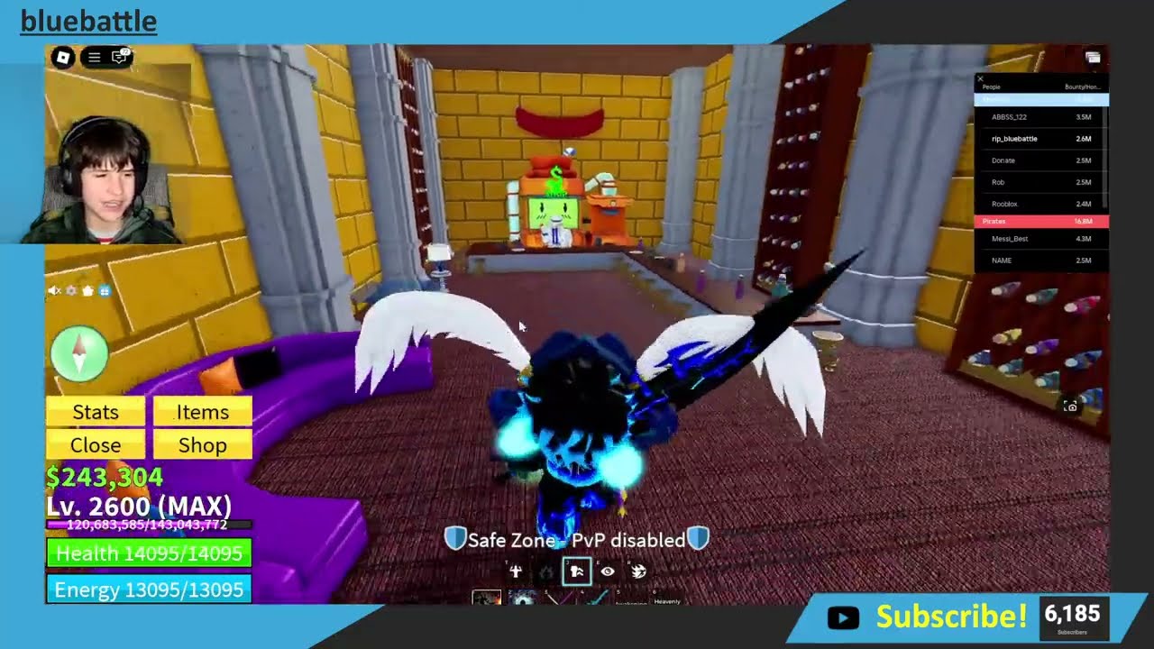 Live - Blox Fruits Roblox - Join Me! | Blue Battle - YouTube