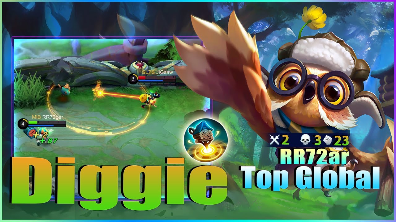 Diggie Perfect Gameplay! Top Global Diggie by RR72gar ~ Mobile Legends ...