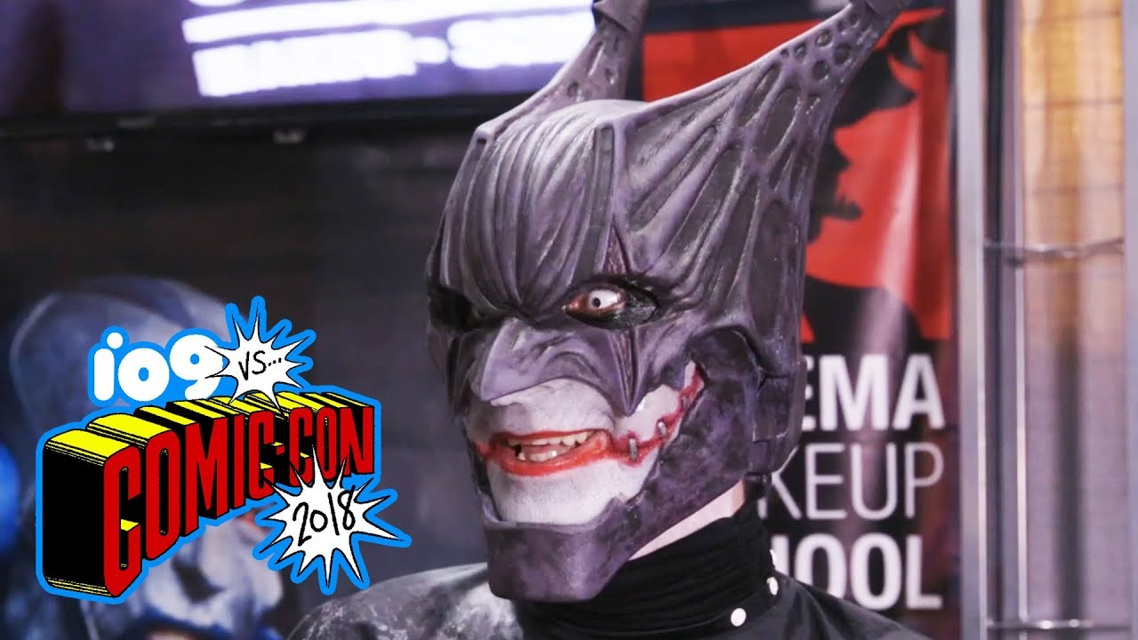 Transforming Into The Batman-Joker | Comic-Con 2018 SDCC - YouTube