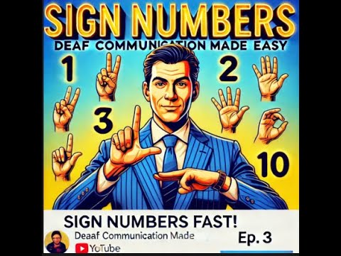 SIGN NUMBERS. HOW TO SIGN ALL NUMBERS 1 TO 1000. SIGN WITH GILBERT EP3 ...
