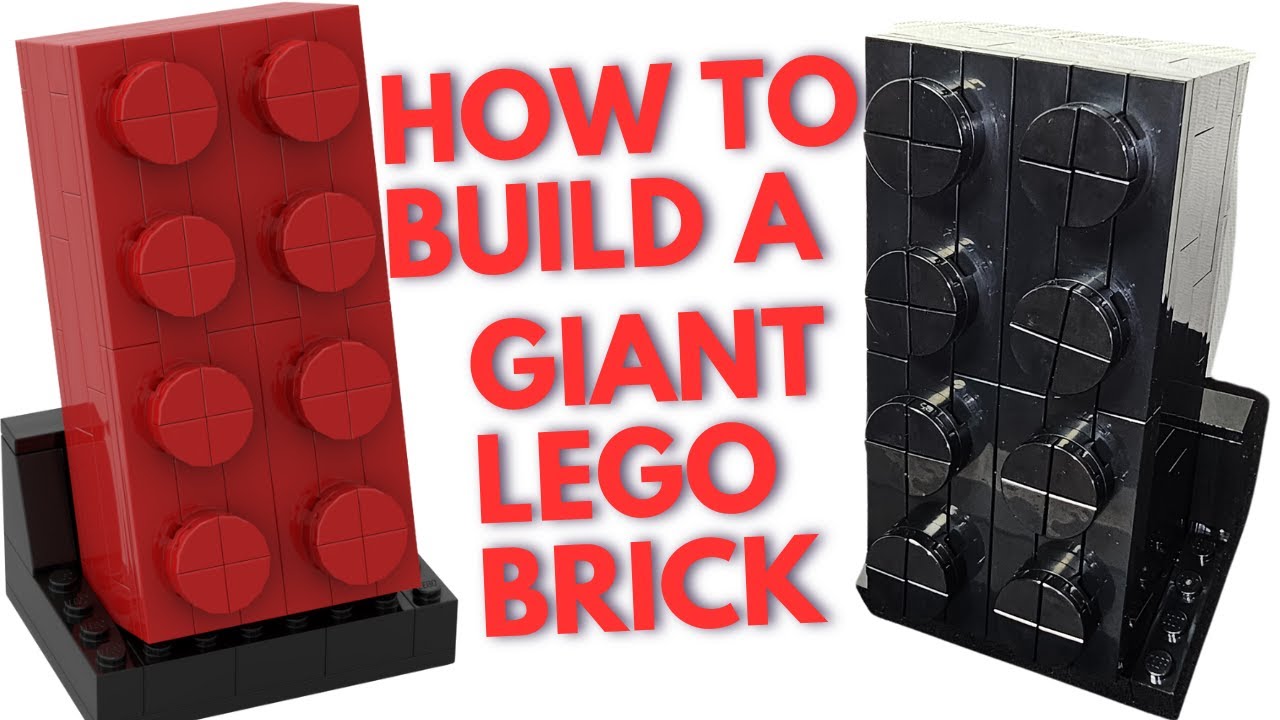 How to build a large Lego brick using Lego bricks! Set 6346101 remake ...