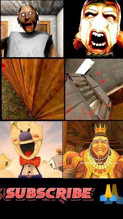 Granny v1.8 Vs Evil Nun Vs Angry King Vs Ice Scream Vs MrMeat Vs Witch Cry Jumpscare Battle😱 # ...