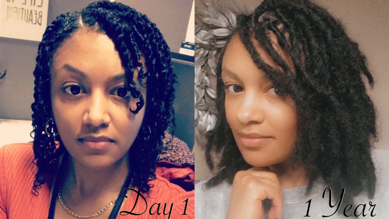 1 YEAR LOC UPDATE with Pictures| Locaversary| Starter Locs - YouTube