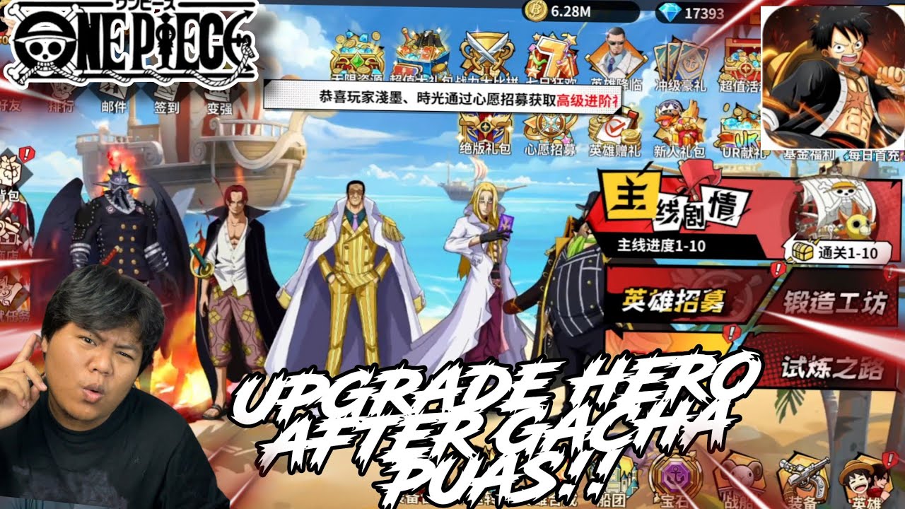 UPGRADE HERO SSR YANG AKU DAPATKAN B6 DI GAME ONE PIECE NEW WORLD V2 ...