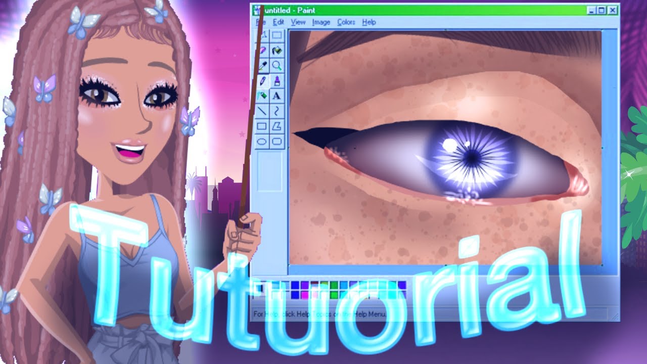 HOW I DRAW EYES TUTORIAL | MSP SPEEDPAINT | Medibang - YouTube