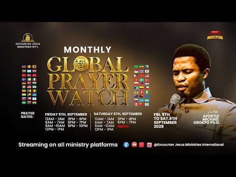 6PM PRAYER WATCH | GLOBAL PRAYER WATCH | 06.09.2025 | Apostle Michael Orokpo Ph.D.
