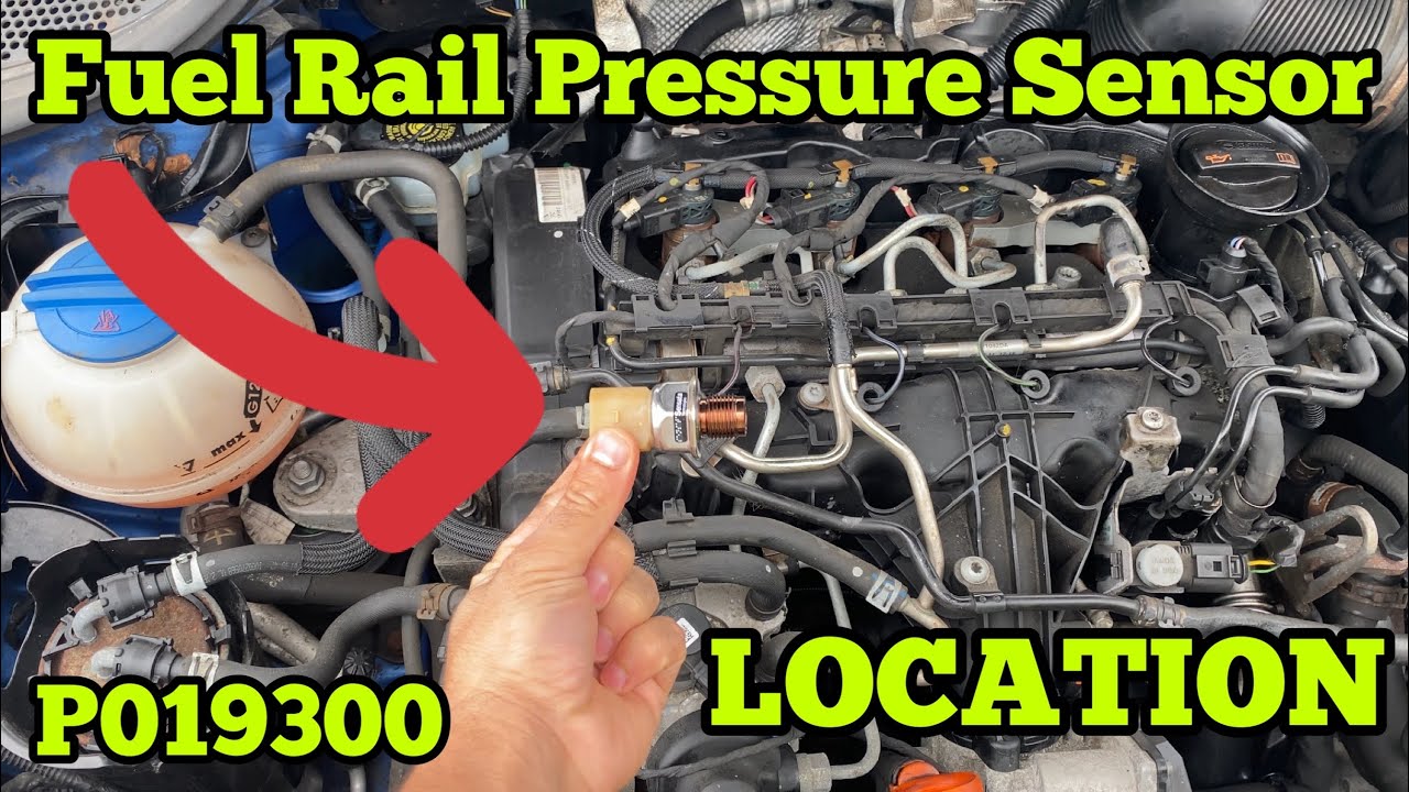 VW SEAT SKODA AUDI P019300 Fuel Rail Pressure Sensor ‘A’ Circuit High ...
