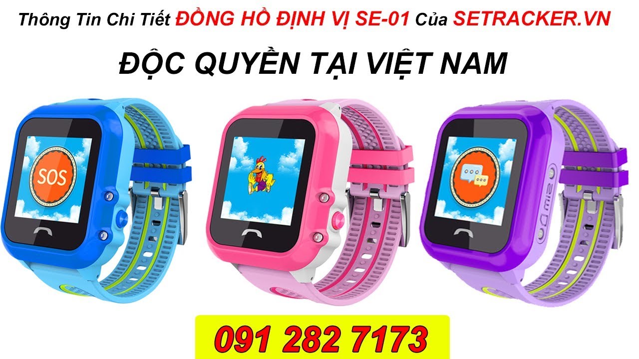 Giới thiệu chi tiết đồng hồ định vị SE-01 - SeTracker.vn - YouTube