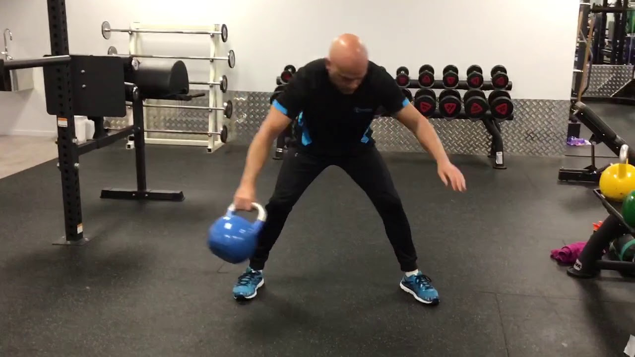 Kettlebell figure 8 - YouTube