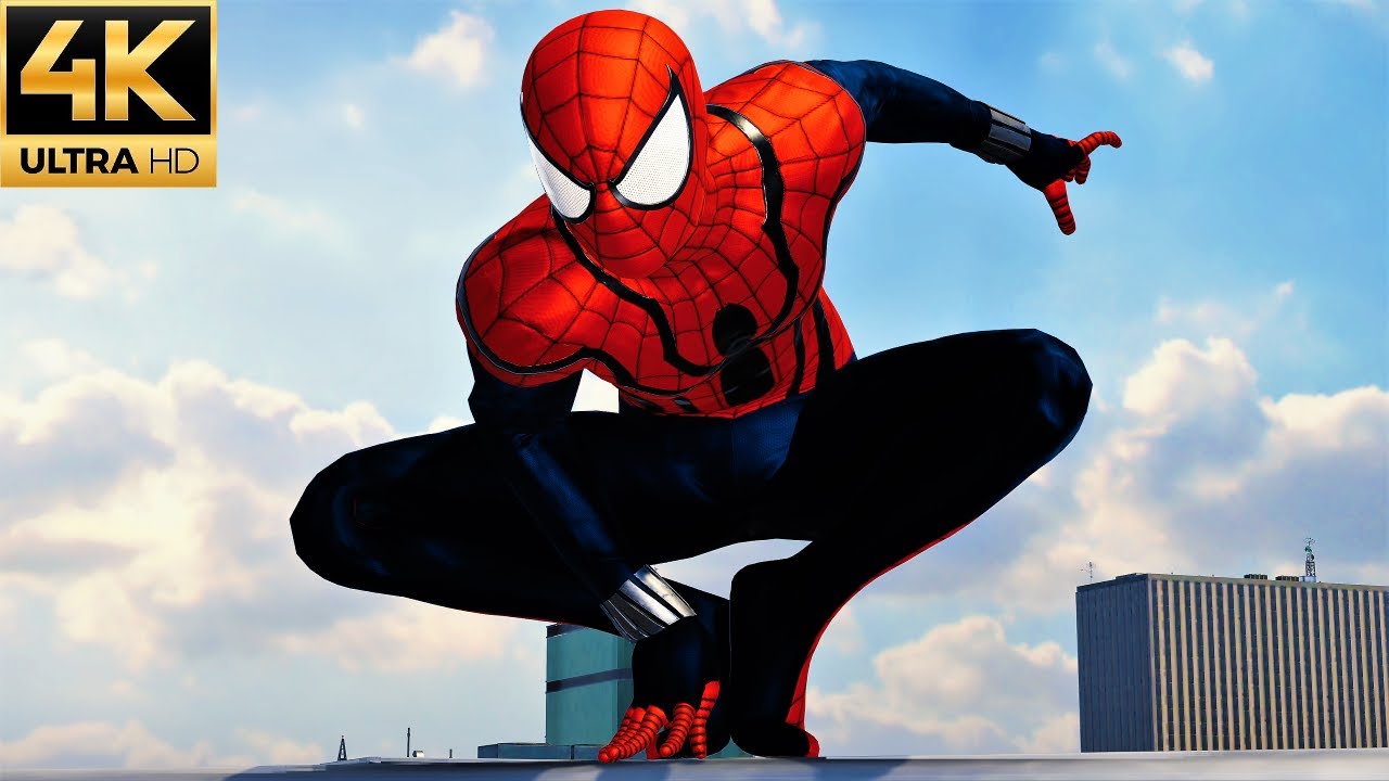 Spider-Man Remastered PC - Ben Reilly Suit Free Roam Gameplay Mod (4K ...
