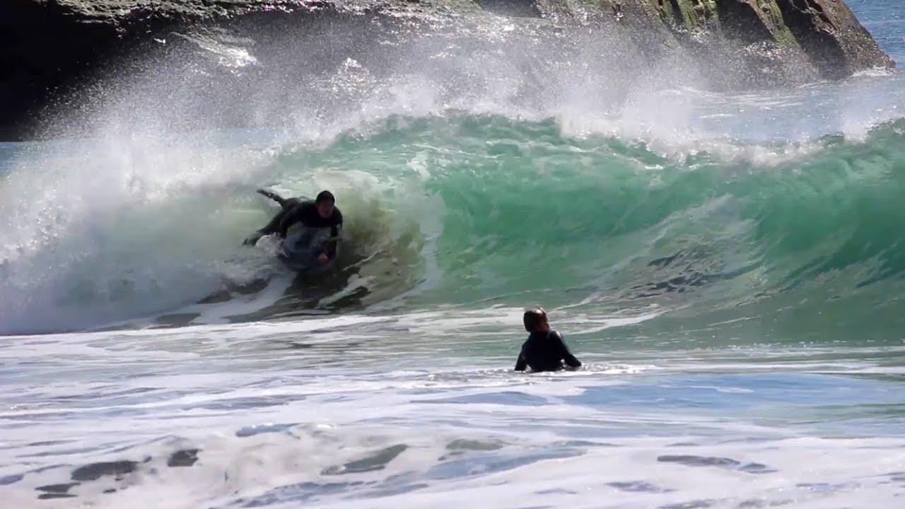 The Wedge | February 22 | 2015 : Bodyboarding Hollow Barrels - YouTube