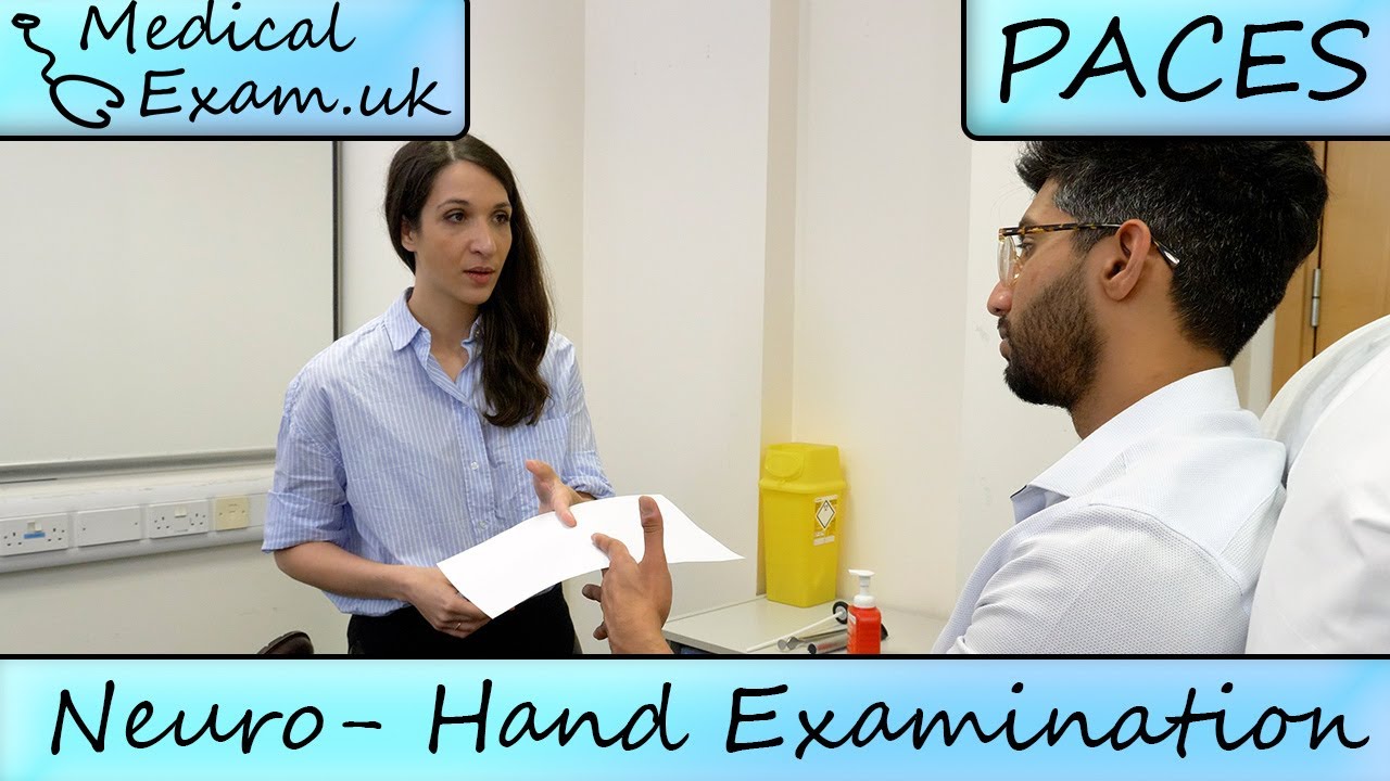 Neurology - Hands Examination Routine - PACES Teaching - YouTube