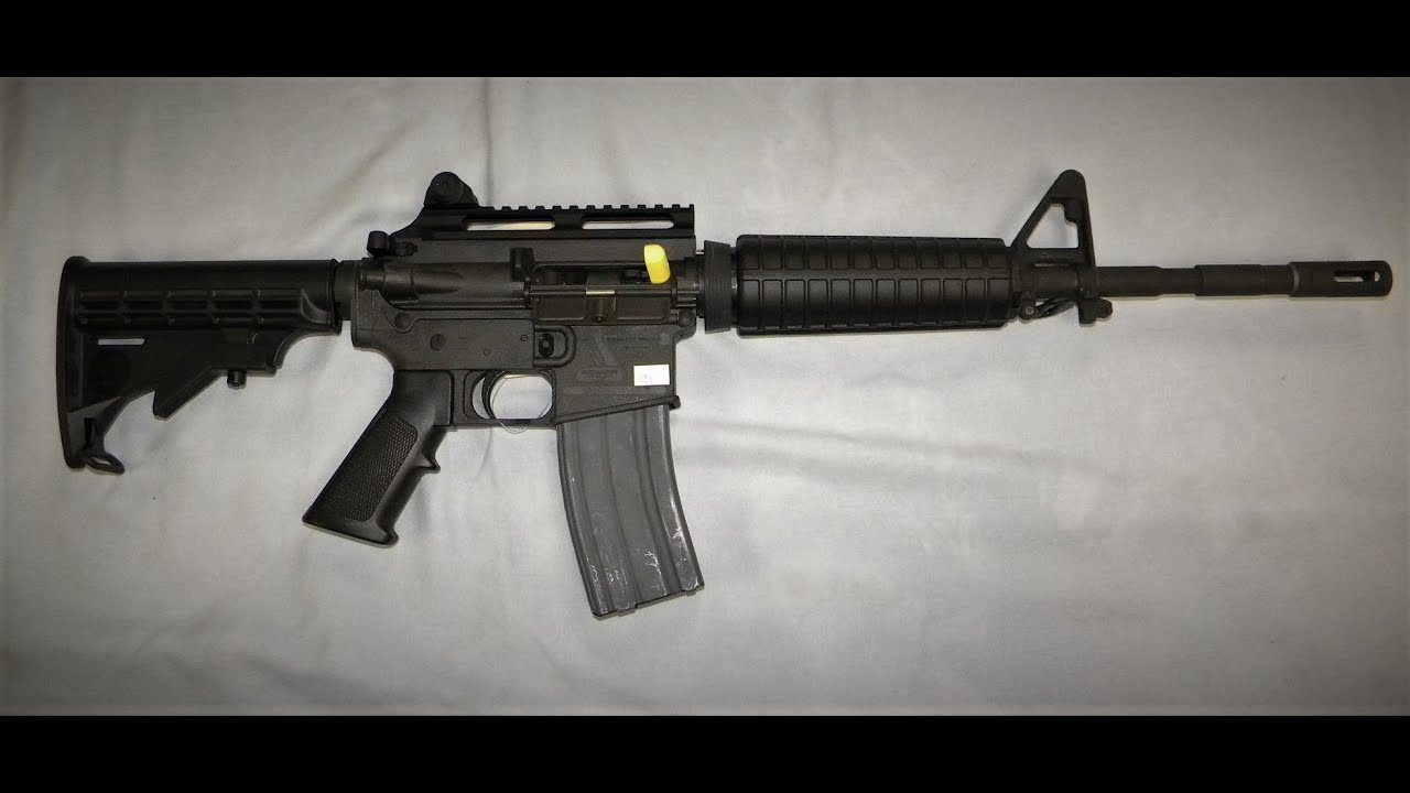 Bushmaster Carbon 15 AR shooting outdoors - YouTube