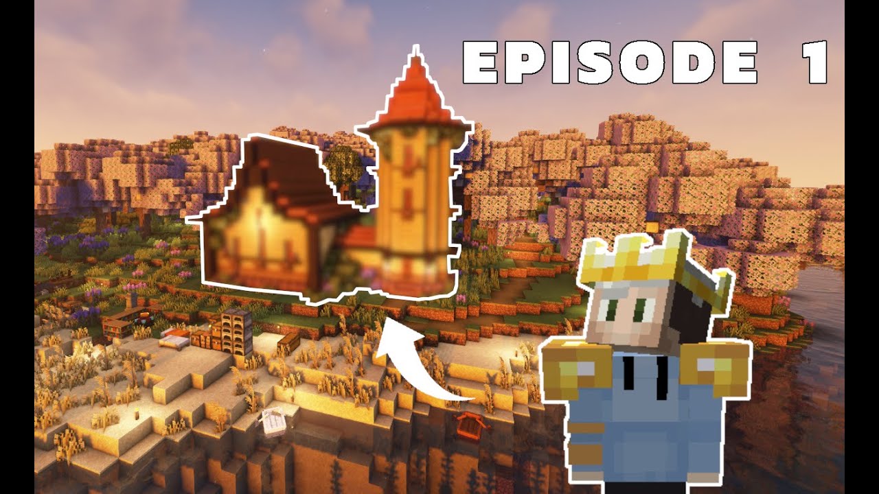 I Build My PERFECT Starter Base | Block By Block: Modded Minecraft Let ...