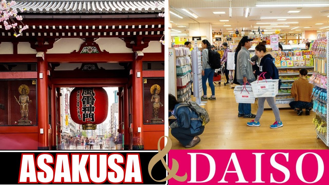 Tour Asakusa and Daiso With Me: Tokyo Trip - YouTube