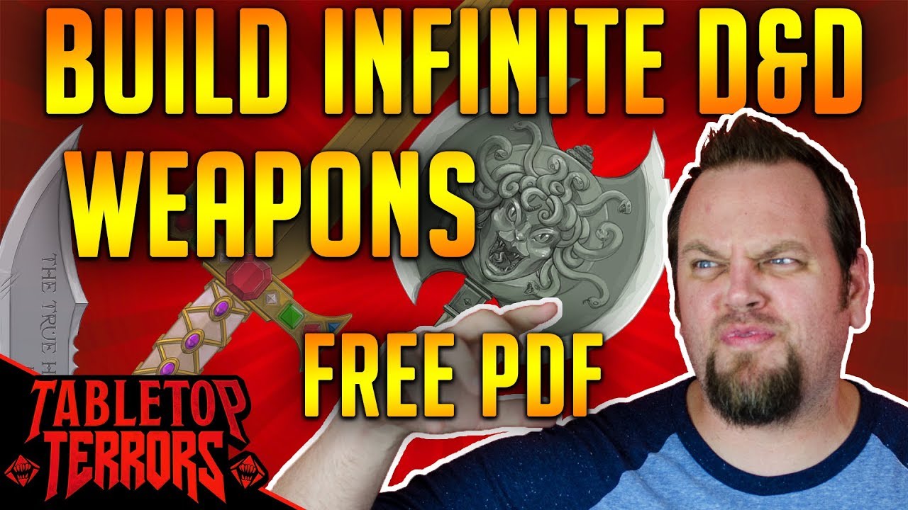 D&D Weapons - FREE PDF - Weapon Generator (Weapon Master 2) (Live Stream) - YouTube