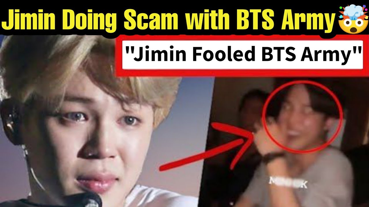 Jimin Doing Scam with BTS Army 💔 BTS Jimin Caught Fooling BTS Army 😭 ...