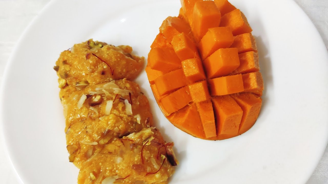 MANGO FUDGE| HOMEMADE MANGO FUDGE| INSTANT FUDGE| WITHOUT KHOYA - YouTube