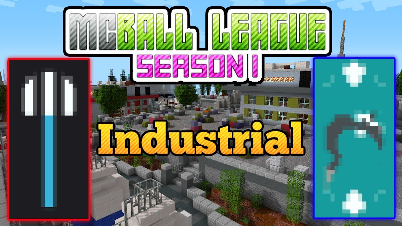 Grippers VS Grapplers on INDUSTRIAL - MCBall Minecraft Paintball League UNCUT MATCH - YouTube