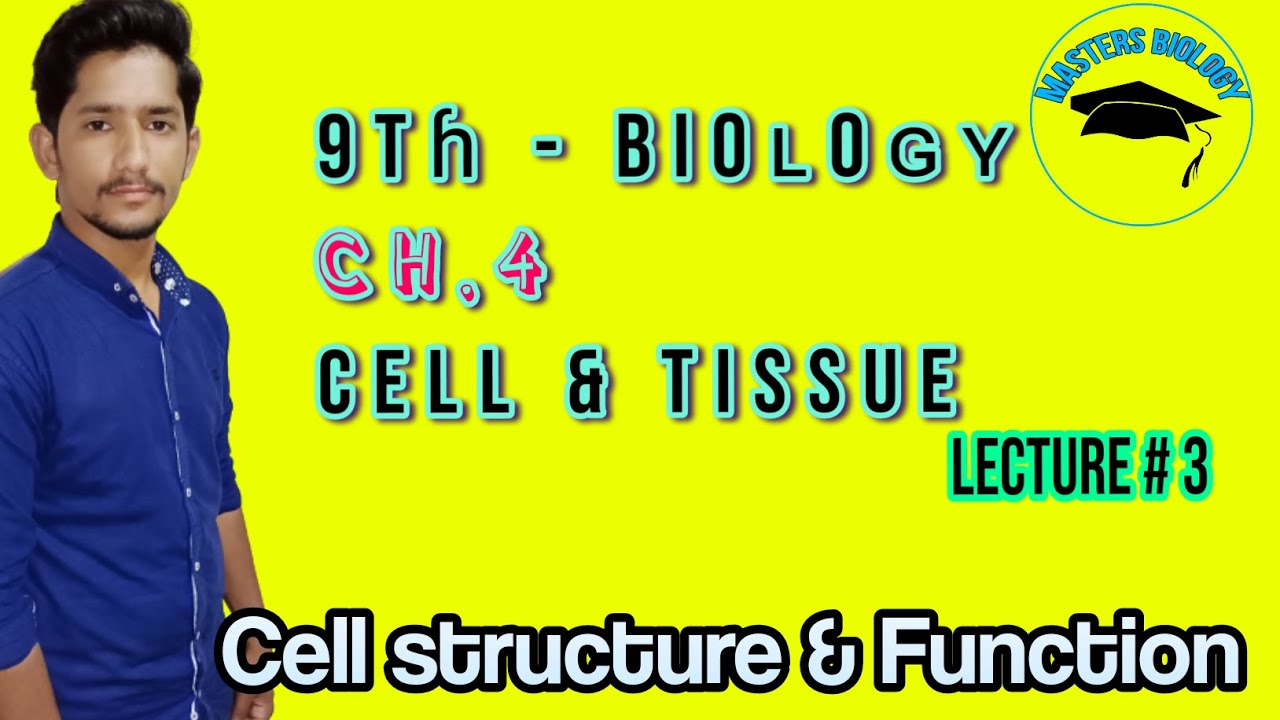 Cell Structure & Functions | 9th class Biology | ch 4 - Cell and Tissue ...