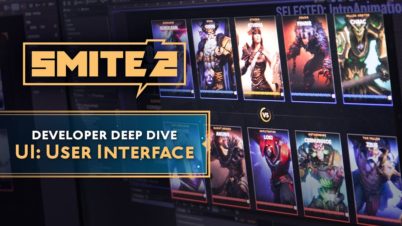 SMITE 2 – Developer Deep Dive: U.I. (User Interface) - YouTube