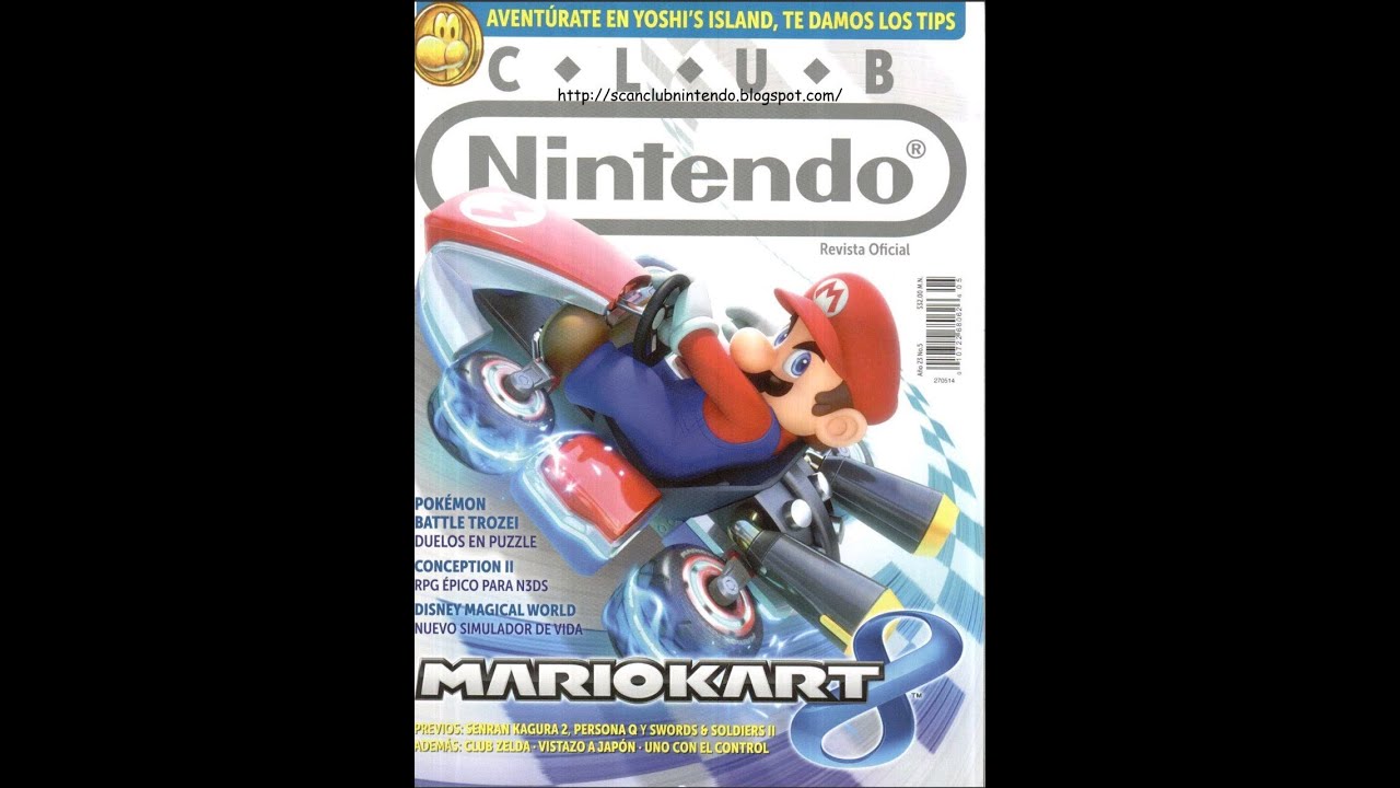 #LecturaGaming: Revista Club Nintendo (MX) Año 23 #5 - Portada Mario ...