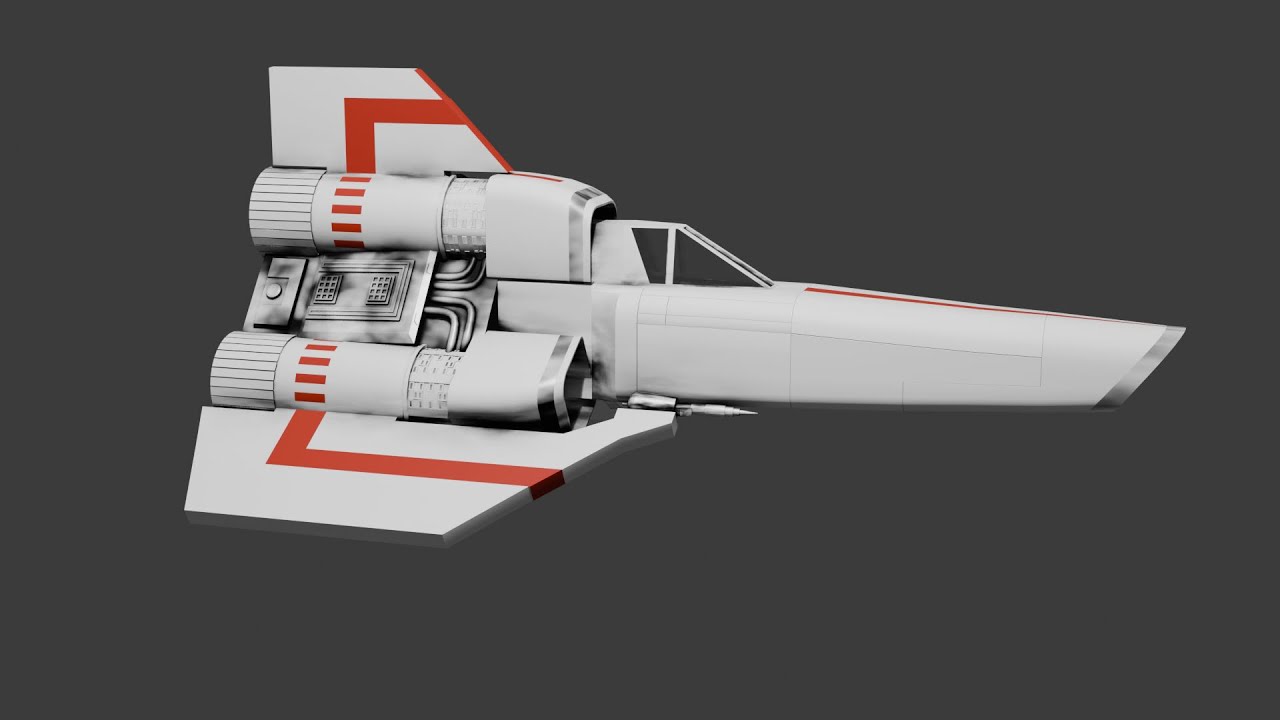 Colonial Viper Mk1 Blender Tutorial Part1 - YouTube