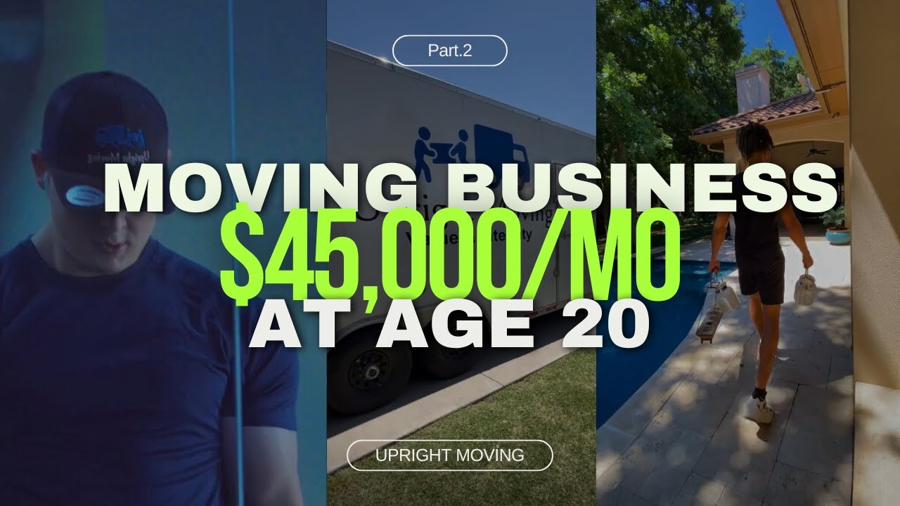 20 Year Old Moving Business Owner - Day In The Life (Part 2) - YouTube