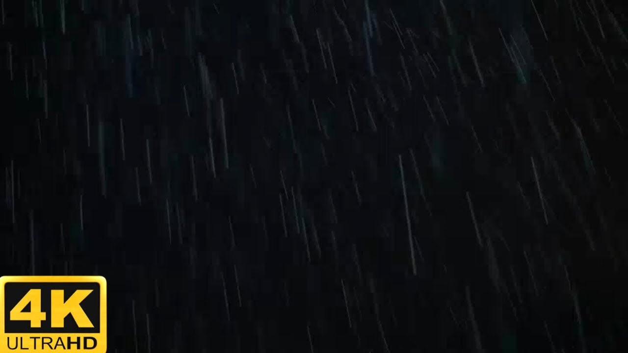Rain Black Screen | Rain to Sleep | Rain Sounds Black Screen | Heavy ...