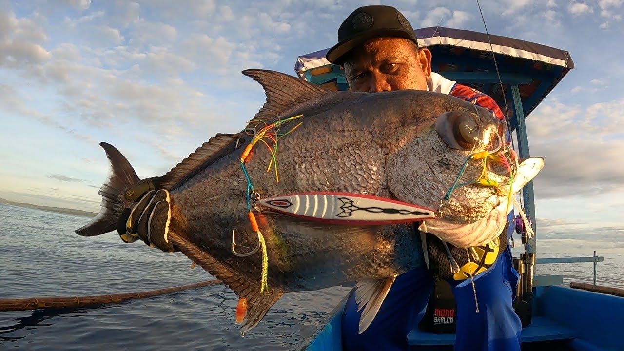 Deep Sea Jigging || Mancing Ikan Mata Bongsang dan Ruby Snapper || Laut ...