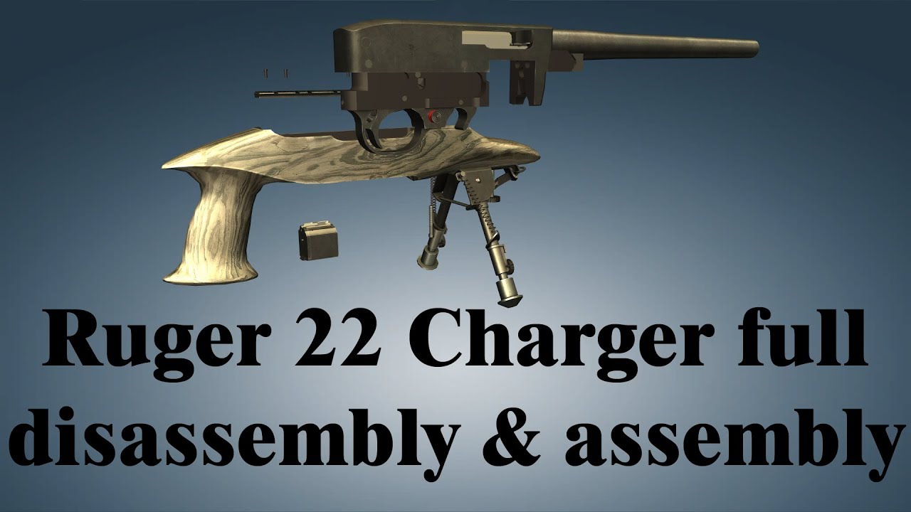 Ruger 22 Charger Pistol: full disassembly & assembly - YouTube