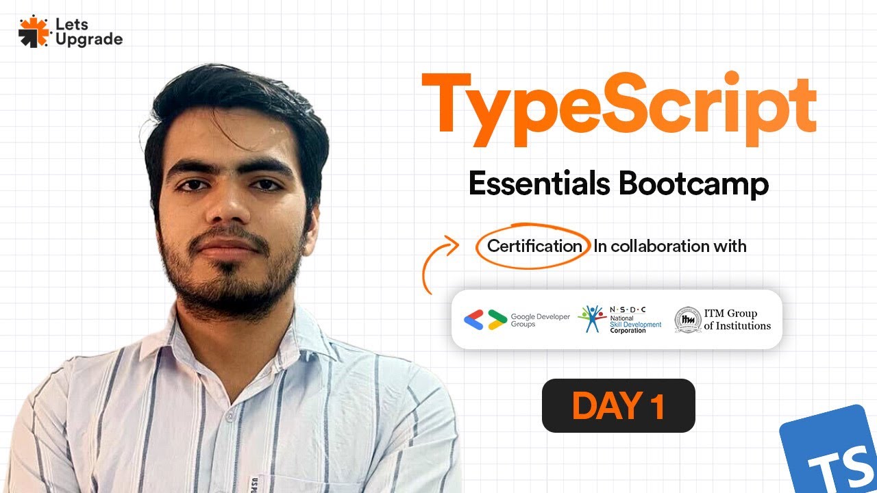 Day 1 Introduction To Typescript Typescript Essentials Bootcamp 3 Days Youtube