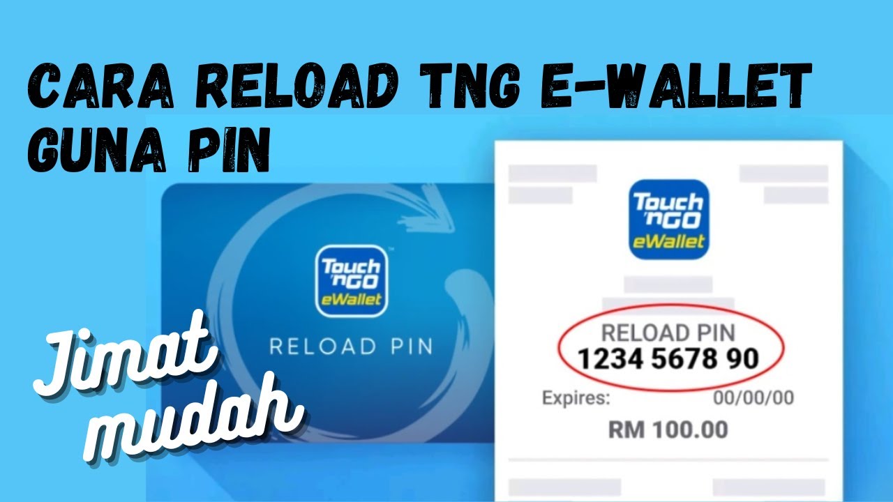 Cara Reload TNG E Wallet Menggunakan no pin - YouTube