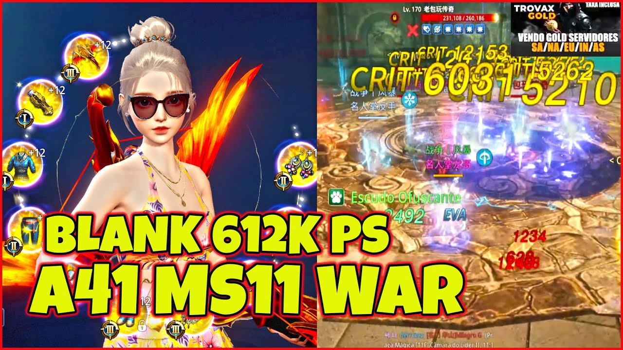TOP1 GLOBAL BLANK 612K PS AT A41 MS WAR | FAMOUS FAMILY VS HOF RESISTANCE | MIR4 - YouTube