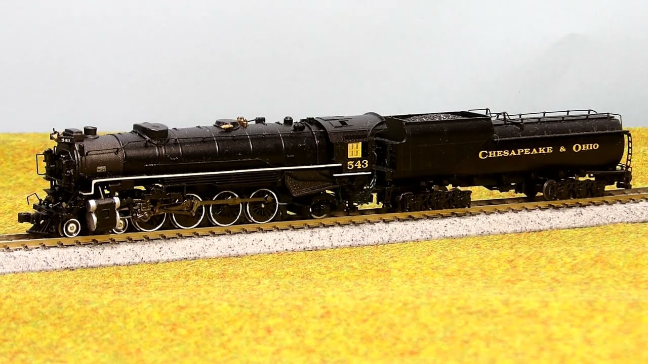 N SCALE C&O J-2 MOUNTIAN 4-8-2 BACHMANN SPECTRUM CHESAPEAKE & OHIO ...