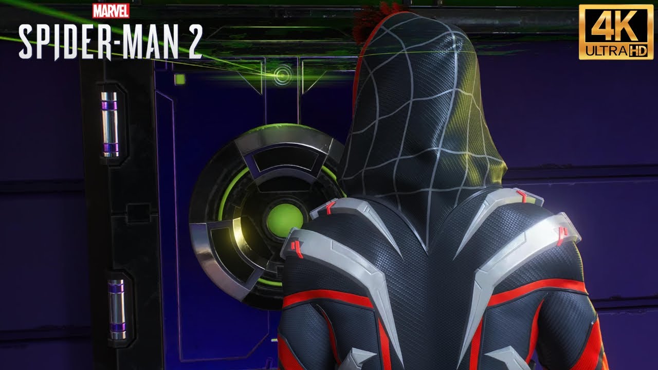 Red Spectre Suit Miles Find Old Prowler Stash No HUD In Marvel's Spider ...